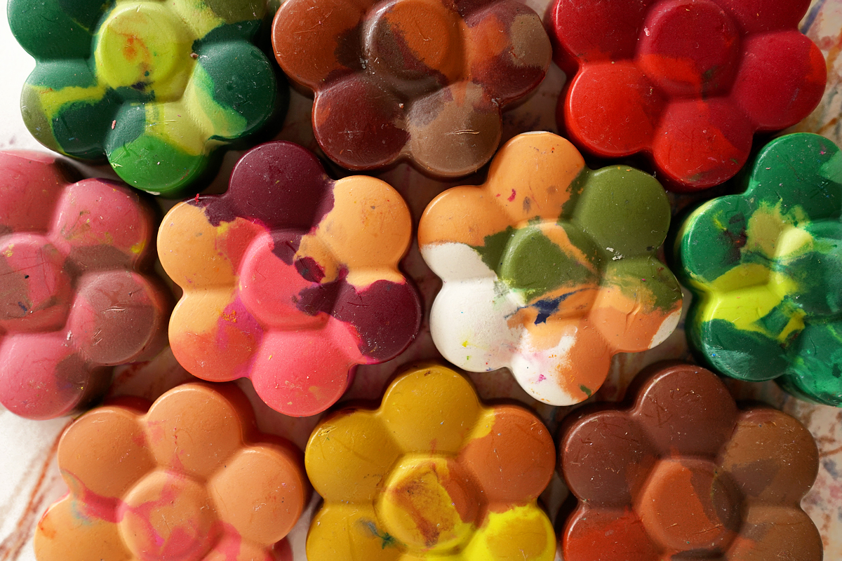 DIY Recycled Flower Crayons - Woodlark Blog