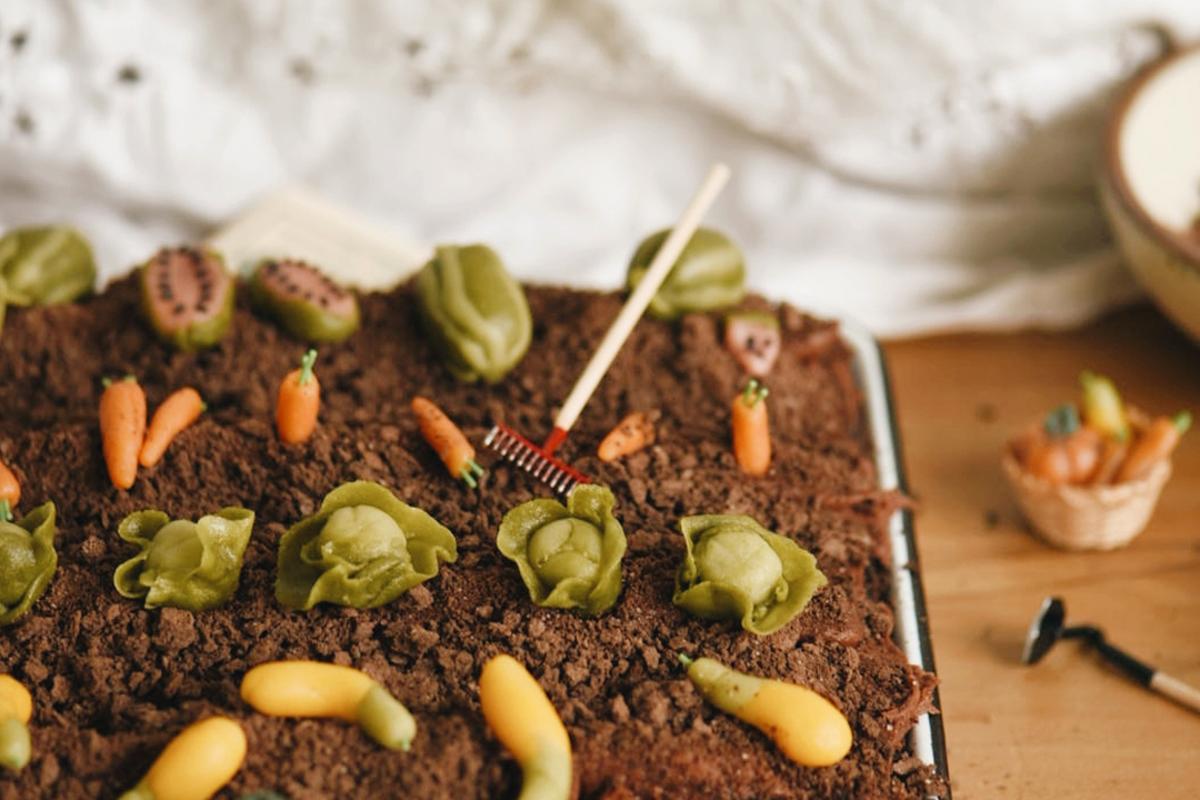 Chocolate Zucchini Garden Sheet Cake Recipe - Woodlark Blog