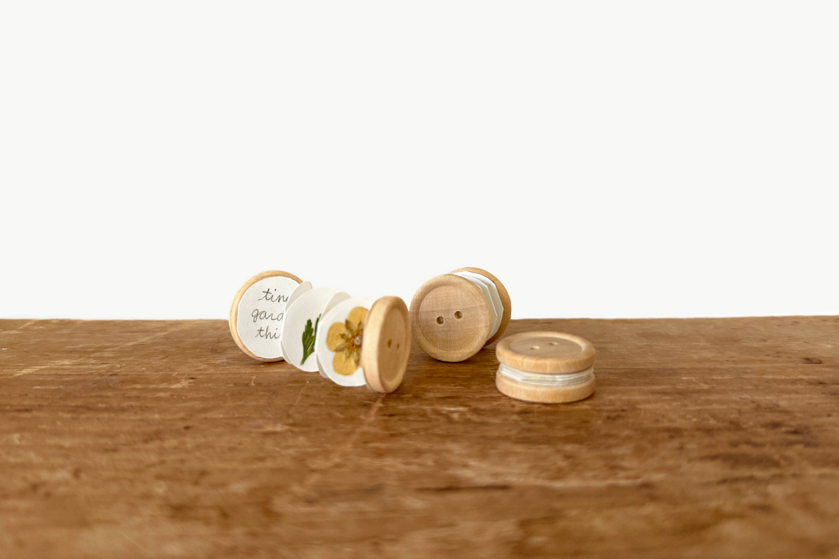 DIY Mini Button Books - Woodlark Blog